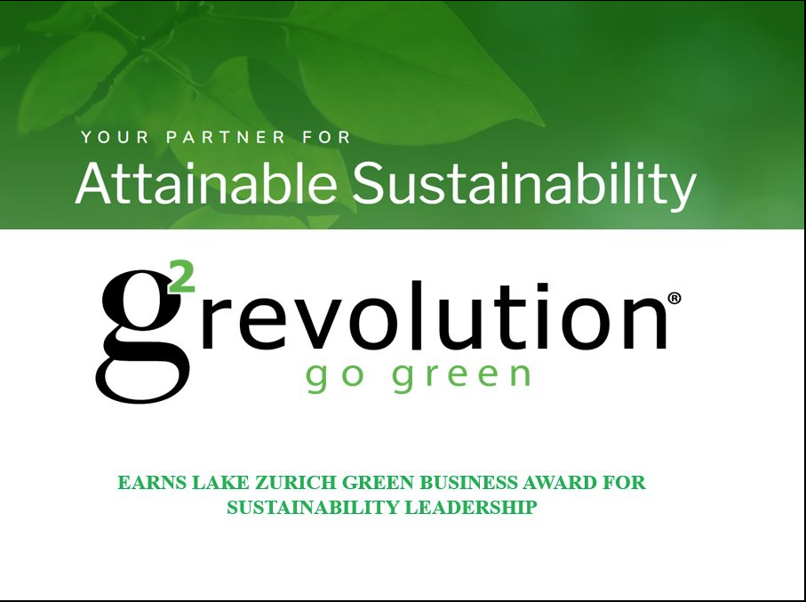 g2 revolution Earns Green Business Award