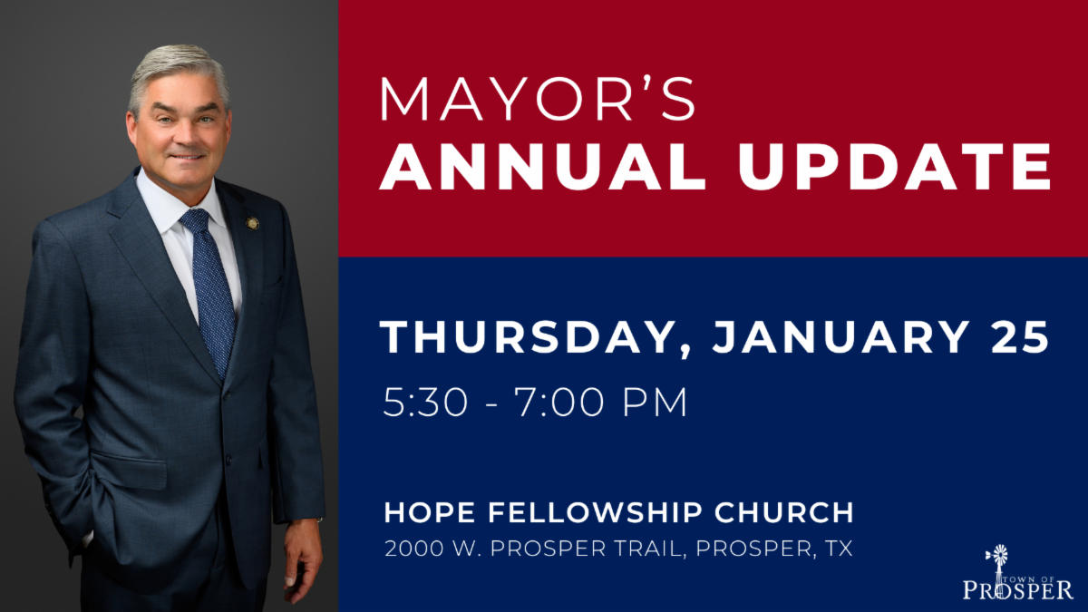 Town of Prosper Resident Update E-newsletter for January 19, 2024