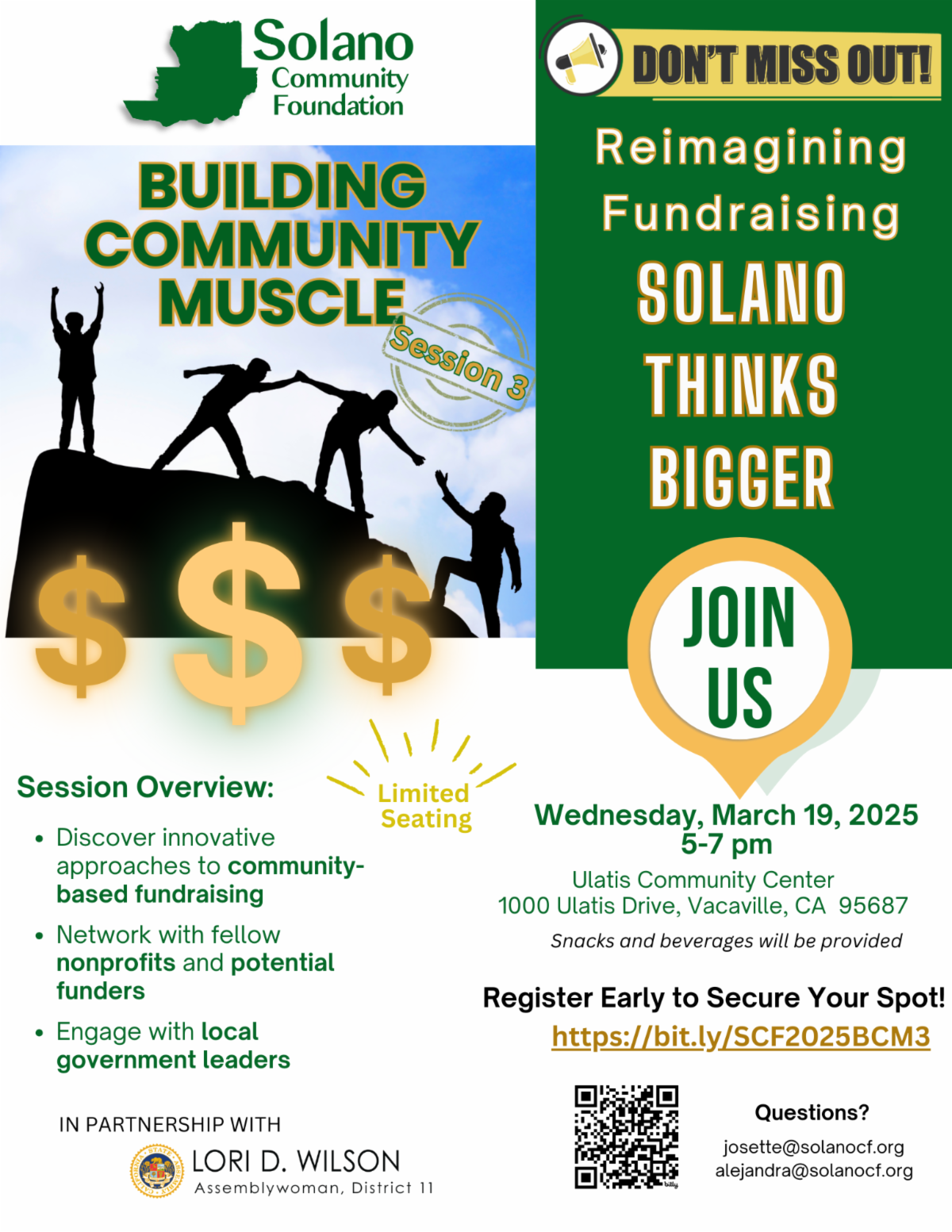 Solano Thinks Bigger: Register Now - Building Community Muscle Session 3