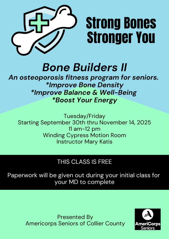 Bone Builders a Fitness Program for Seniors