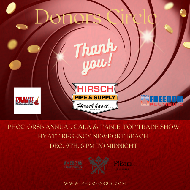 PHCC Gala & Table-Top Trade Show