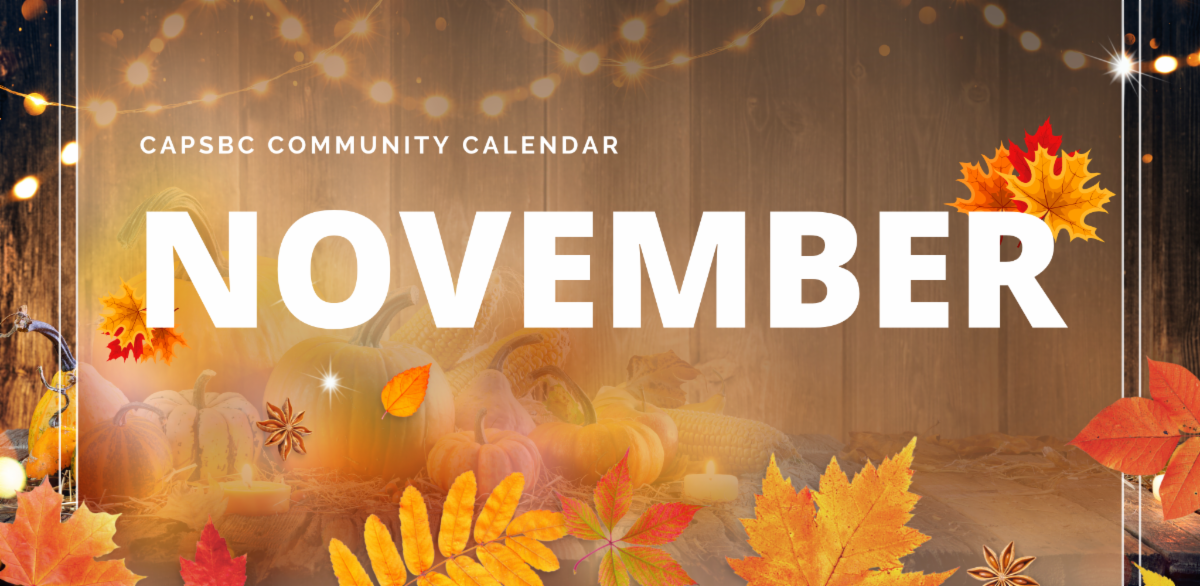 November 2022 Community Calendar