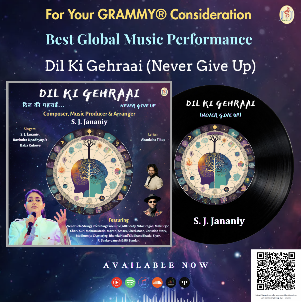 SJ JANANIY -"DIL KI GEHRAAI"