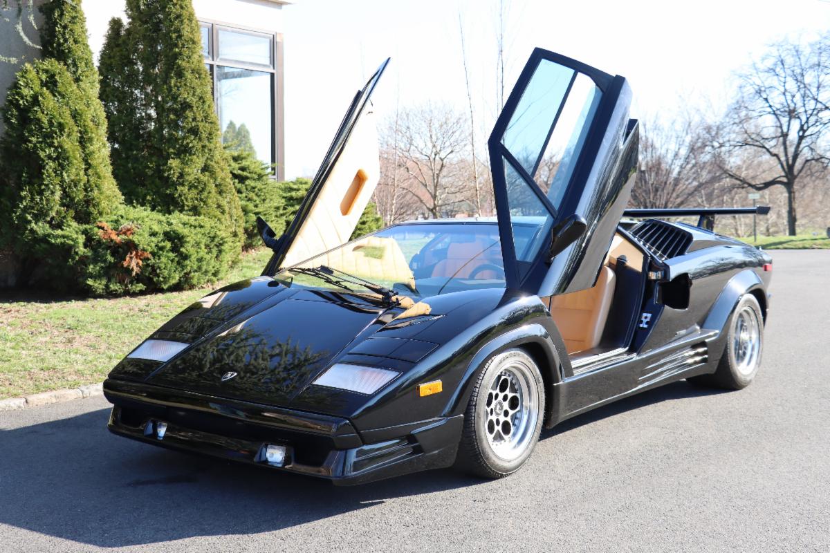 Gorgeous 1989 Lamborghini Countach Anniversary with Small Bumpers: 5k ...