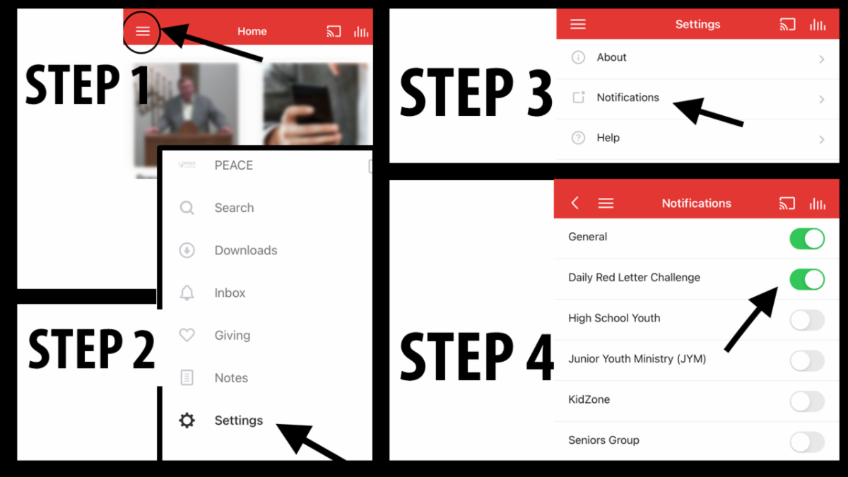 Peace's Red Letter Challenge: Week 4 (Serving)