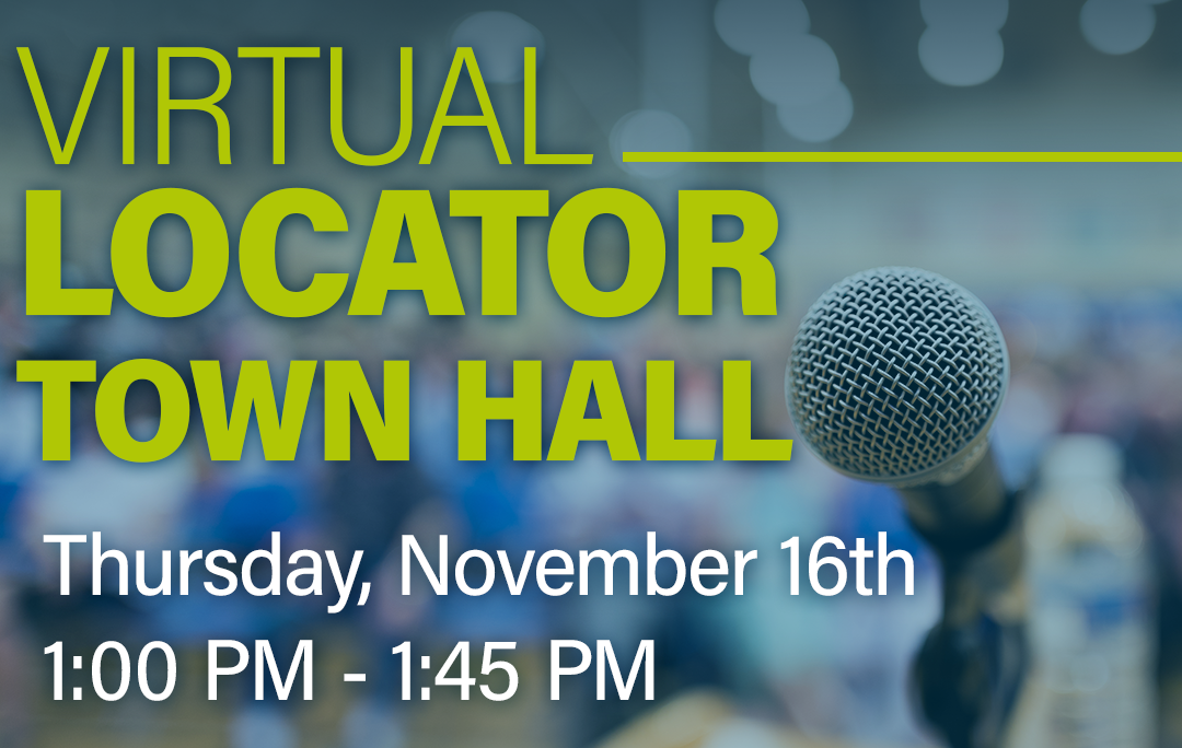 Virginia 811 Locator "Town Hall" Survey + Virtual Locator Town Hall ...