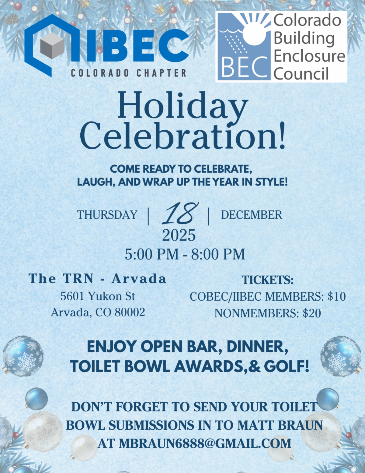 IIBEC Colorado & COBEC Holiday Celebration