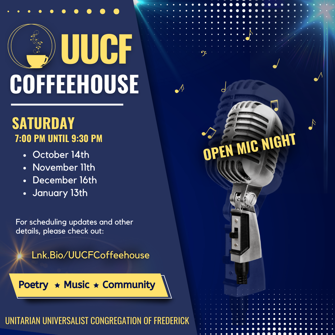 UUCF This Week: Opportunities for Spirituality, Community, Justice