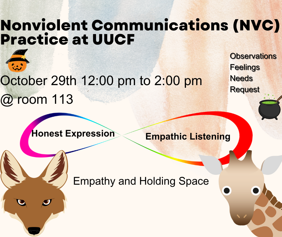 UUCF This Week: Opportunities for Spirituality, Community, Justice