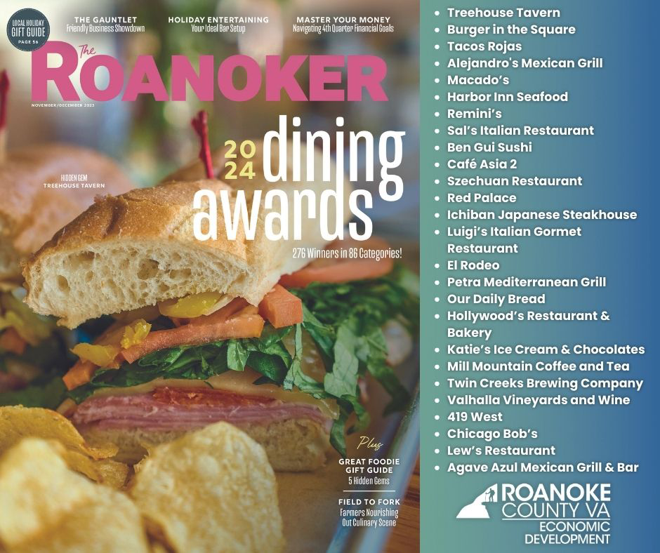 Roanoke County Economic Development News: December 2023