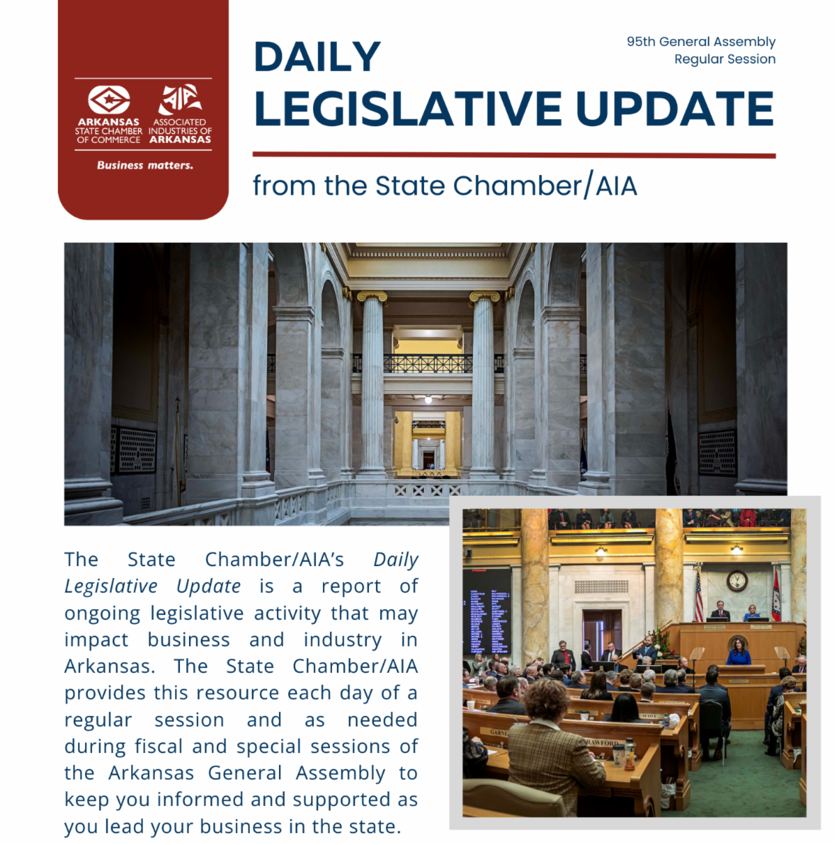 Daily Legislative Update - 95th General Assembly - Regular Session