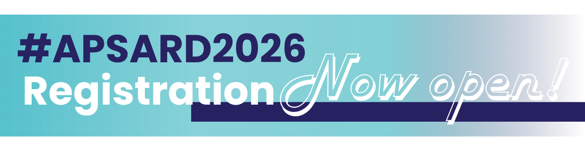 Registration Now Open for APSARD 2026!