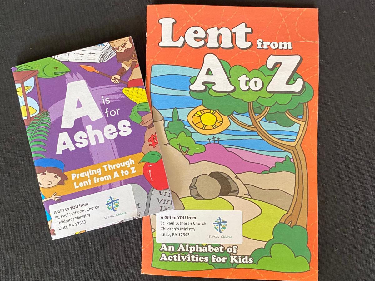 Letters of Lent: kids ministry news!