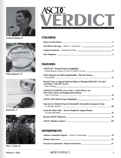 Your Issue Of Verdict Magazine Is Here