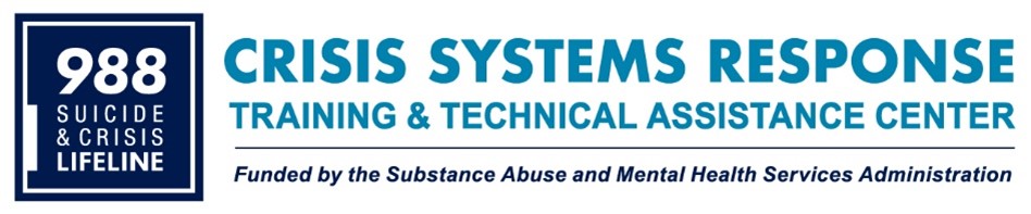 New from SAMHSA: Introducing the Crisis System Response Training and TA ...