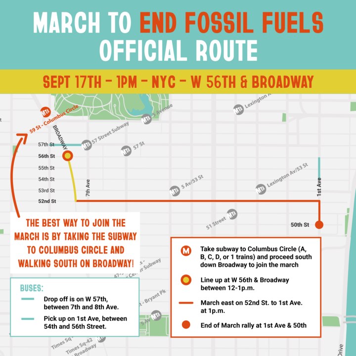 many of you are marching to end fossil fuels today in NYC-- pls don't ...