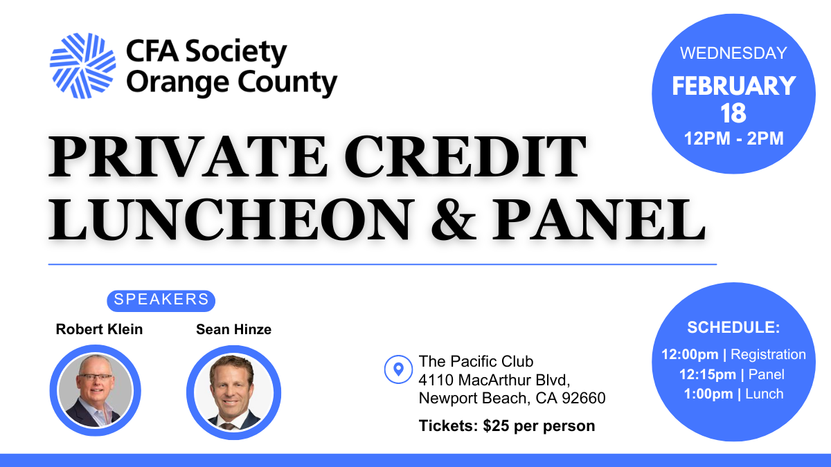 CFA OC Private Credit Luncheon