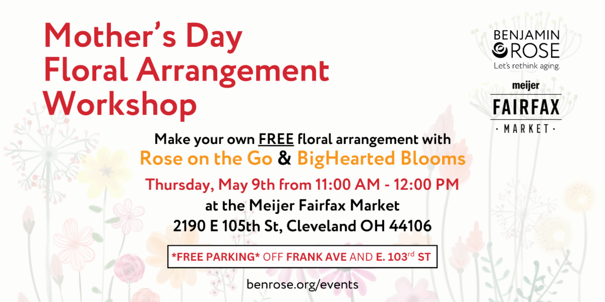 Rose on the Go: Mother's Day Floral Arrangement Workshop