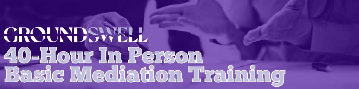 Basic Mediation Training