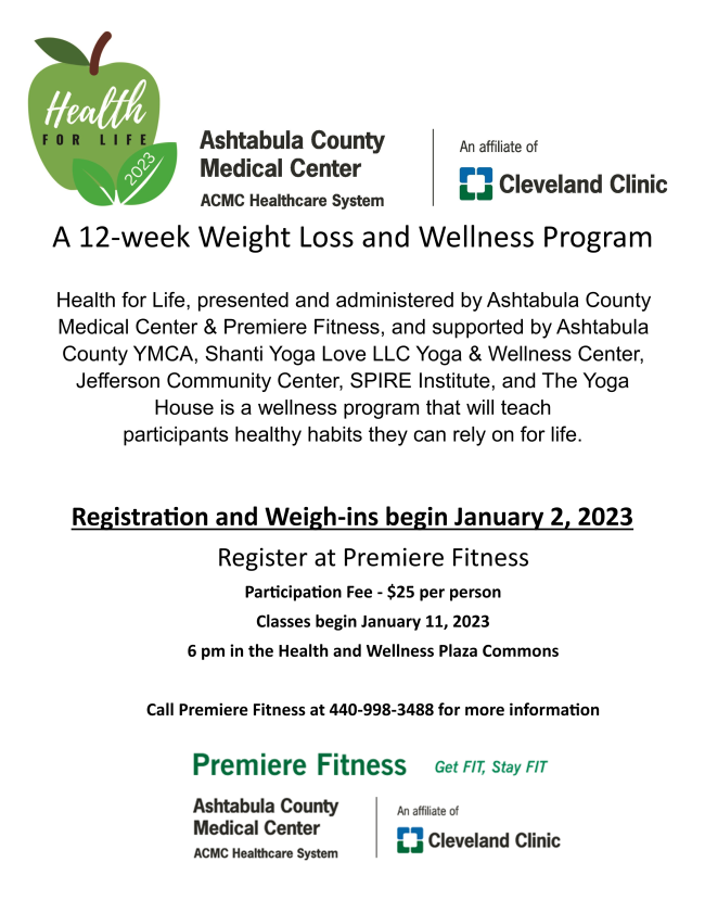 January Premiere Fitness Newsletter