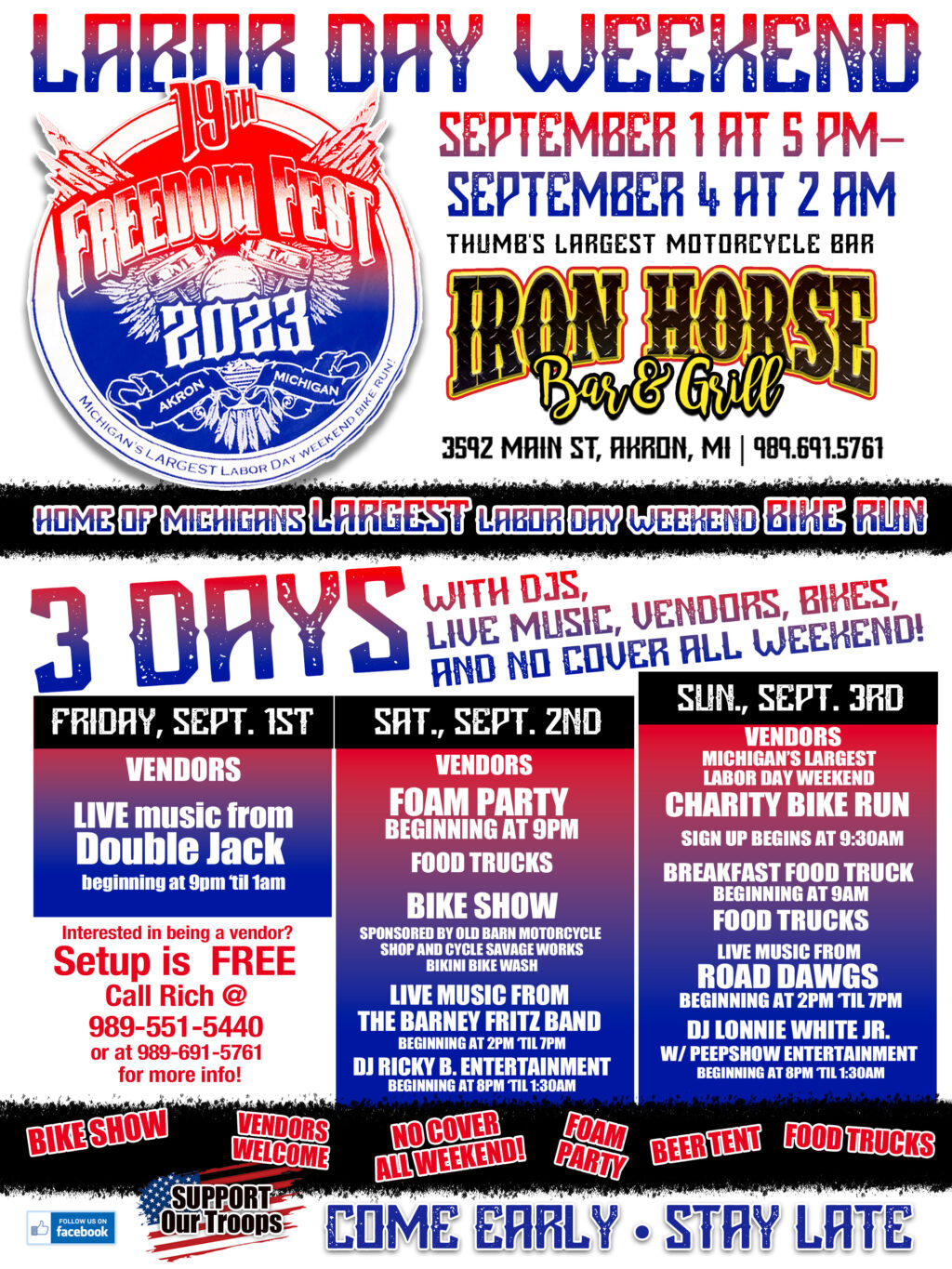 Akron, Mi Freedom Fest Weekend