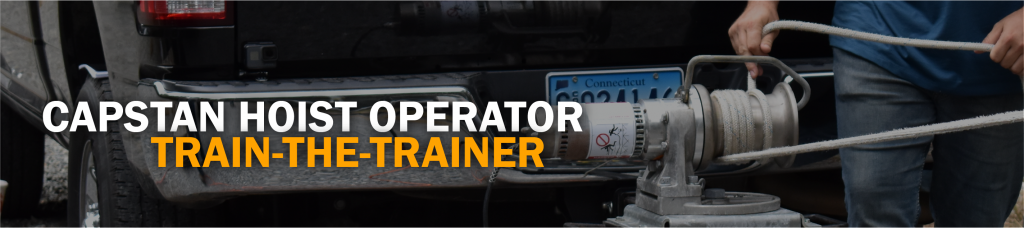 Comtrain - New - Capstan Hoist Operator - Train-the-Trainer Course Comtrain - New - Capstan Hoist Operator - Train-the-Trainer Course