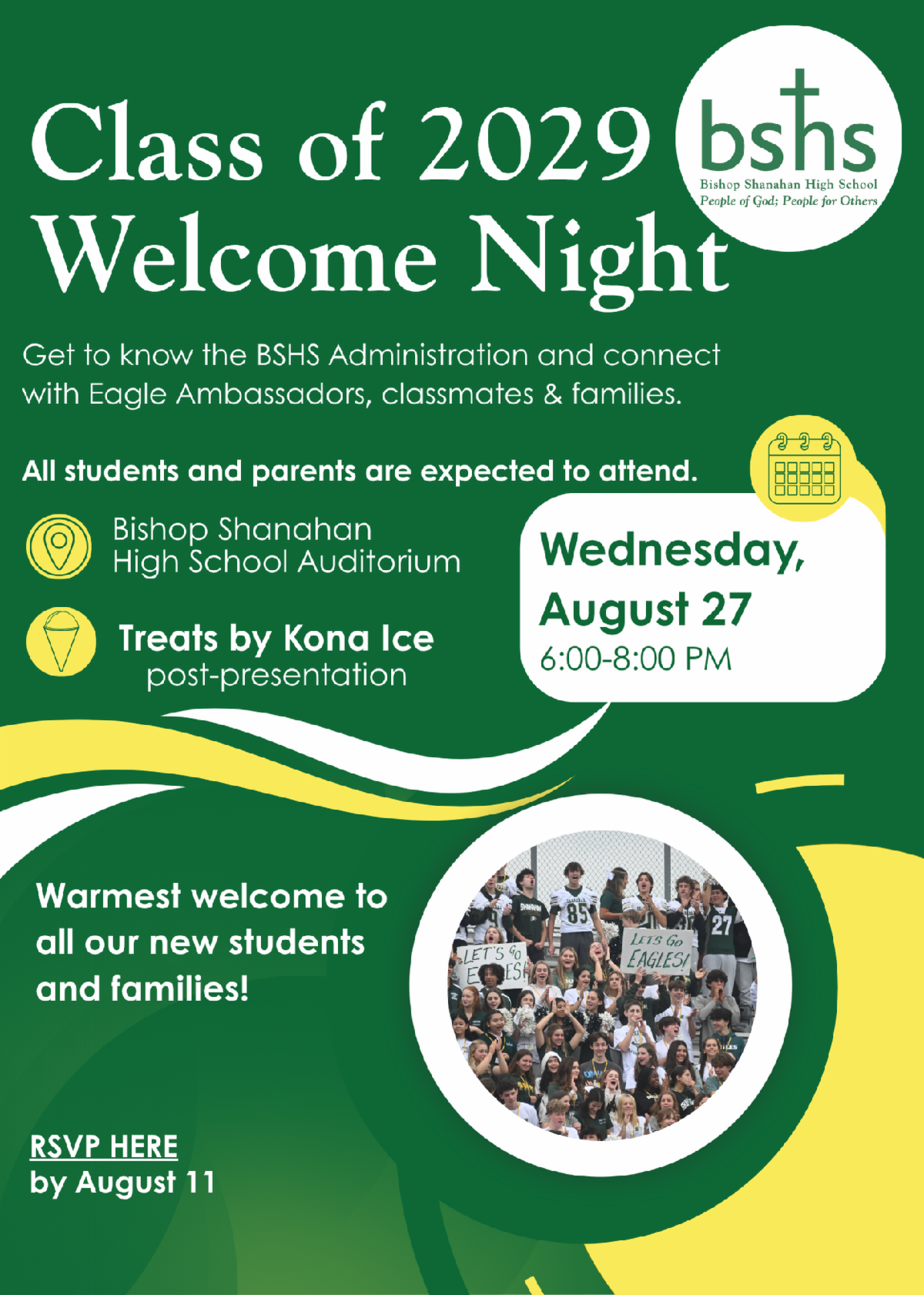 Class of 2029 Welcome Night!