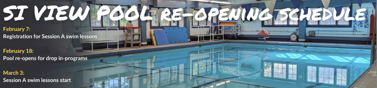 Si View Pool reopens February 18th