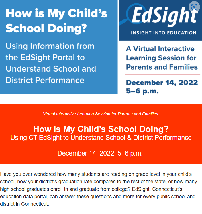 EdSight Session for Parents