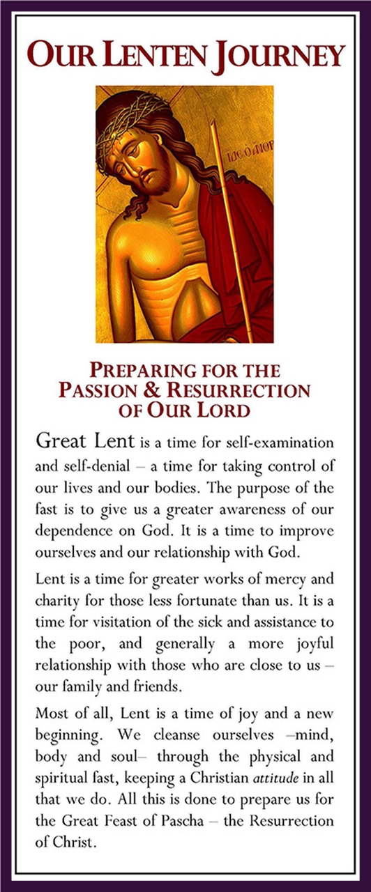 OUR LENTEN JOURNEY