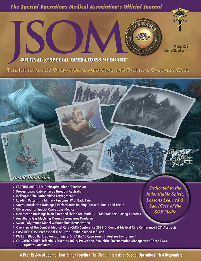 Your 01-15-2022 Journal of Special Operations Medicine (JSOM ...