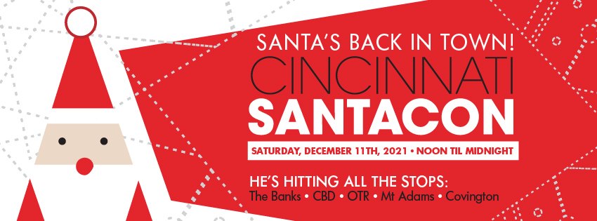 Cincinnati Santacon Official Schedule with Venues, Hours, & Offers is HERE