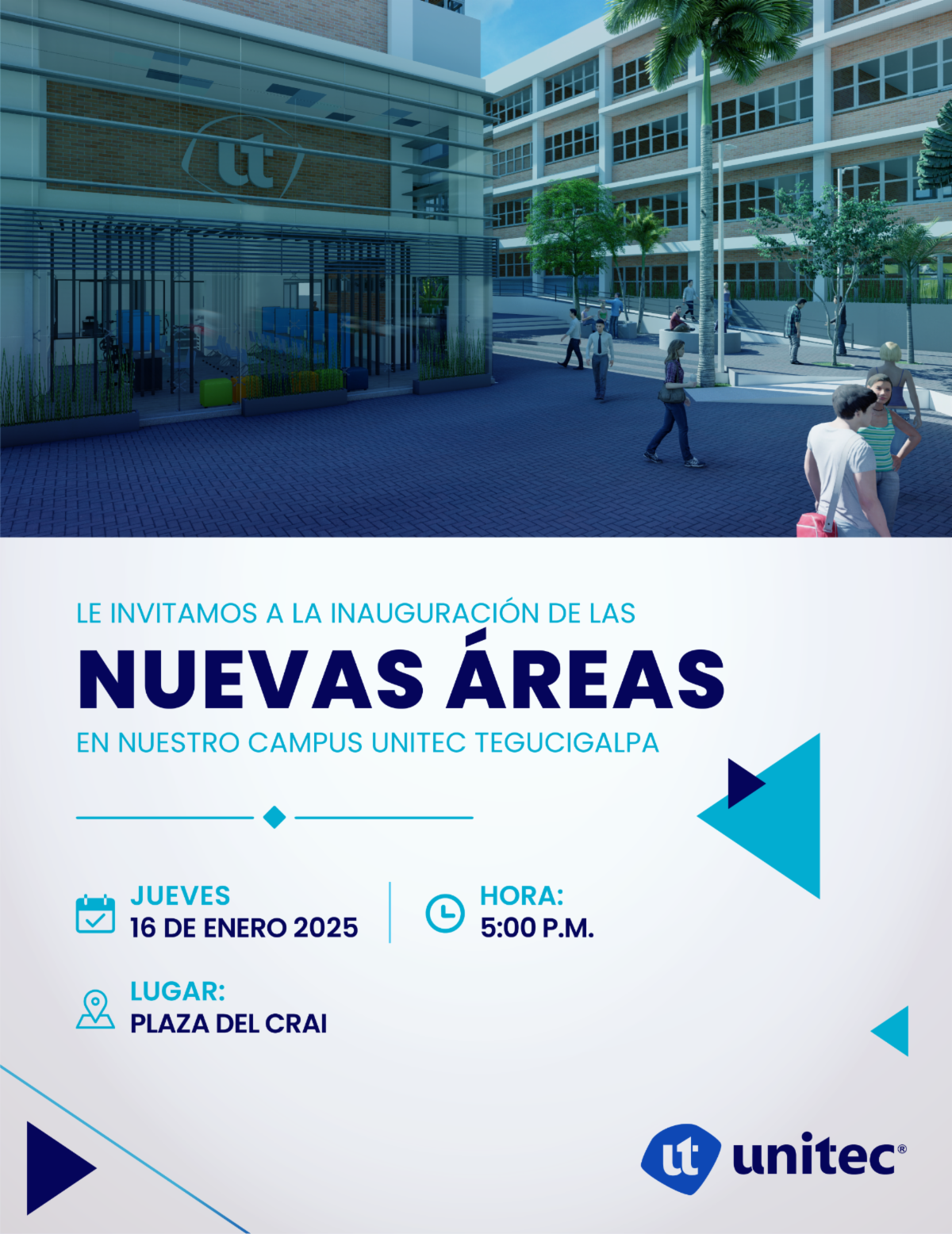 Invitación: ¡Conozca los nuevos espacios de nuestro campus UNITEC ...