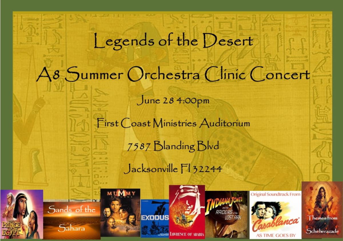 A Summer Orchestra Clinic Newsletter - May 25, 2025 Newsletter