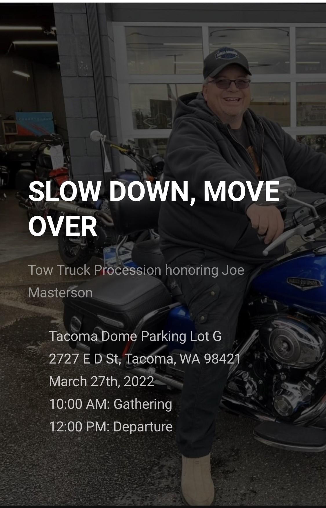 Reminder to join us - Joe Masterson's Procession