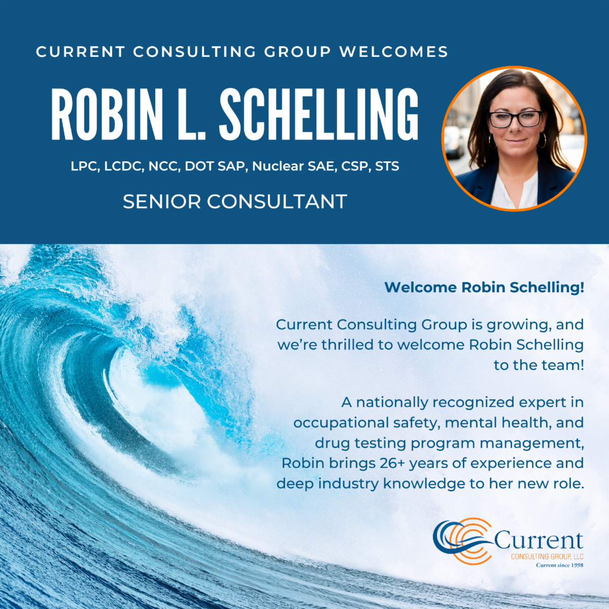 Current Consulting Group Welcomes Robin Schelling to the Team