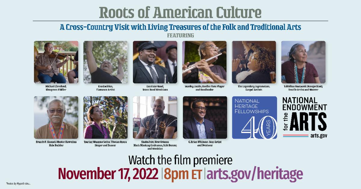 2022 National Heritage Fellows Feature Film - November 17, 2022
