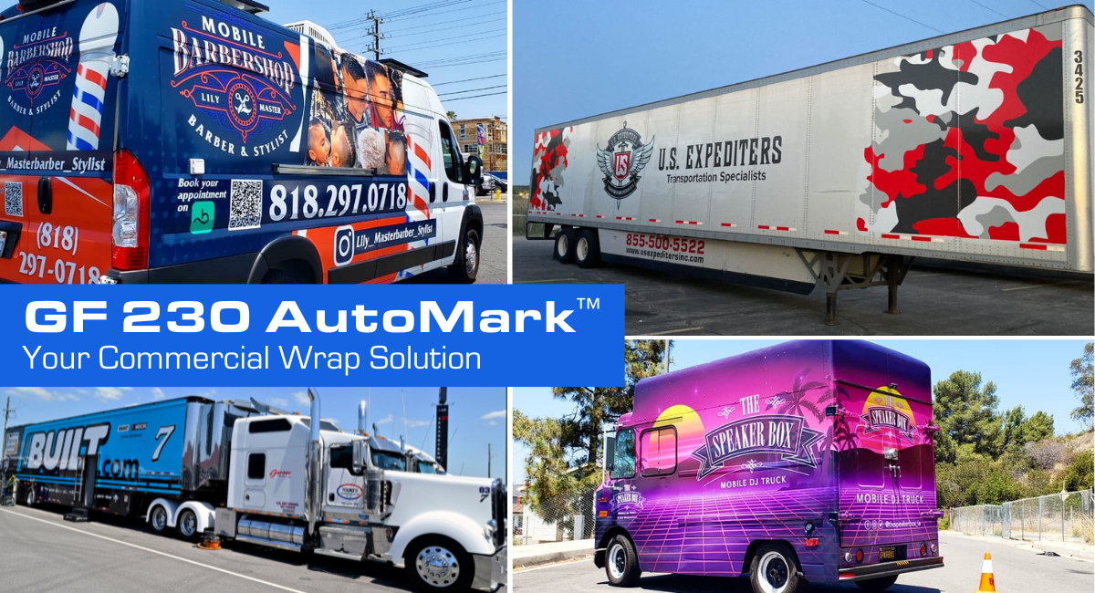 GF 230 AutoMark - Your Commercial Vehicle Wrap Solution!