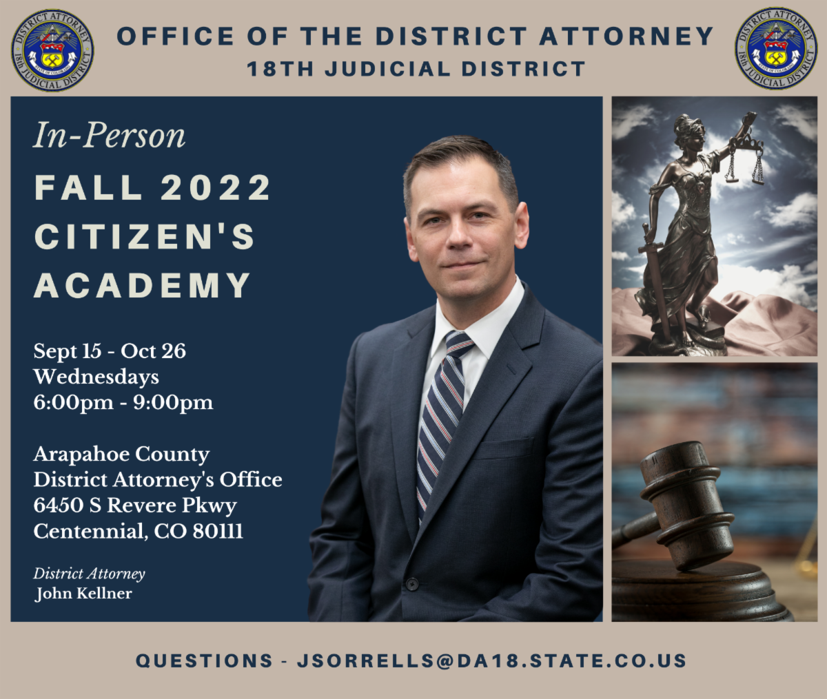 District Attorney's Office 18th JD - August Newsletter