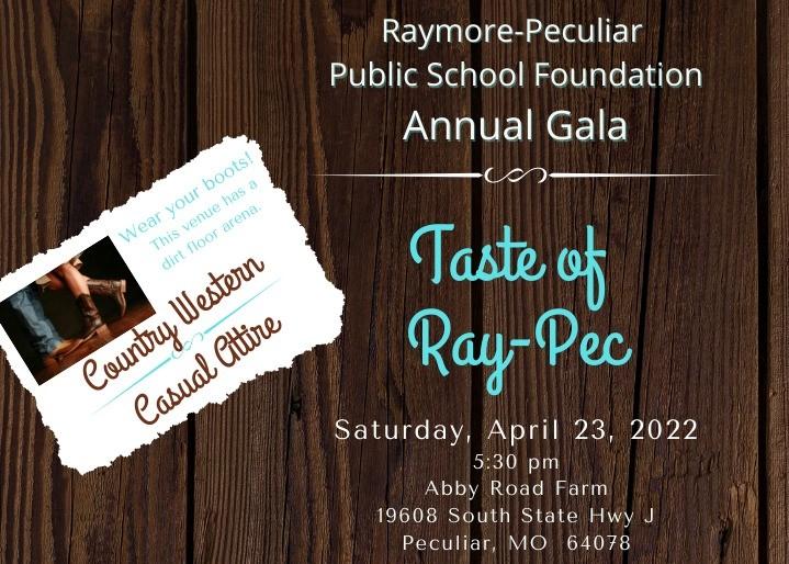 You are invited to the Taste of Ray-Pec