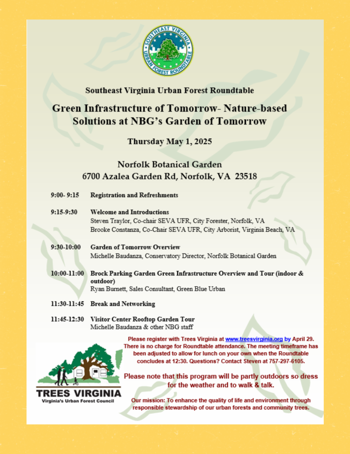 2025 SEVA Urban Forest Roundtable-Roundtables