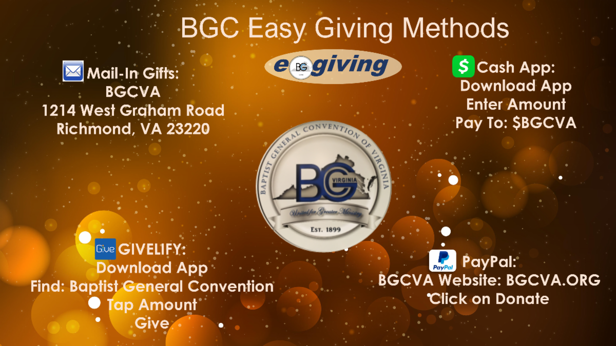 BGCVA Upcoming 2023 Events