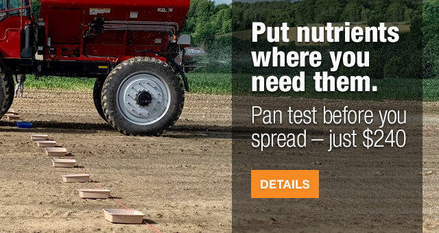 Pan test before you spread >