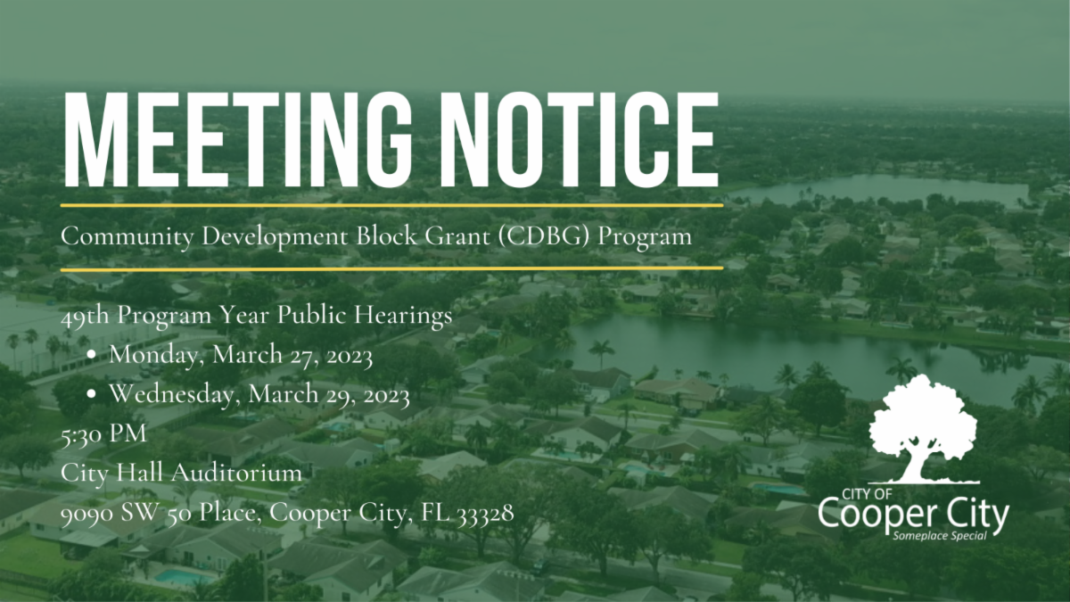 This Week's News from Cooper City