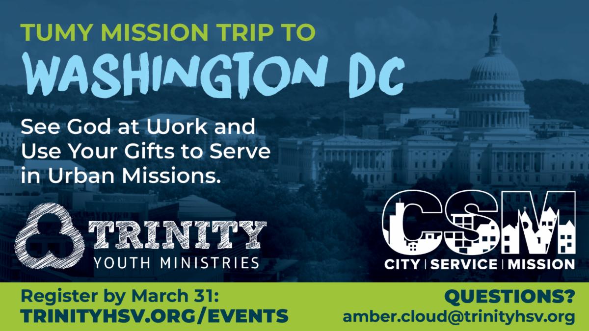 Trending @ Trinity: Cokesbury Scholarship . Lent Mission - Kingdom ...