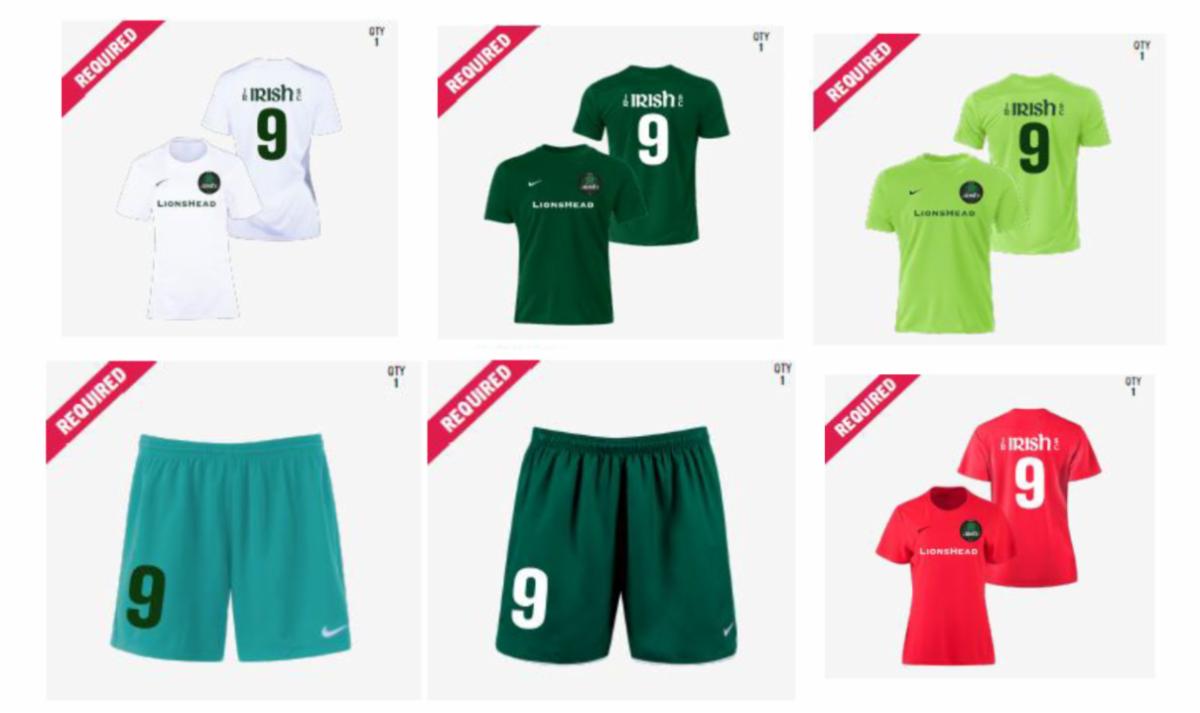 Jr. Irish Fall 2022 Update ⚽