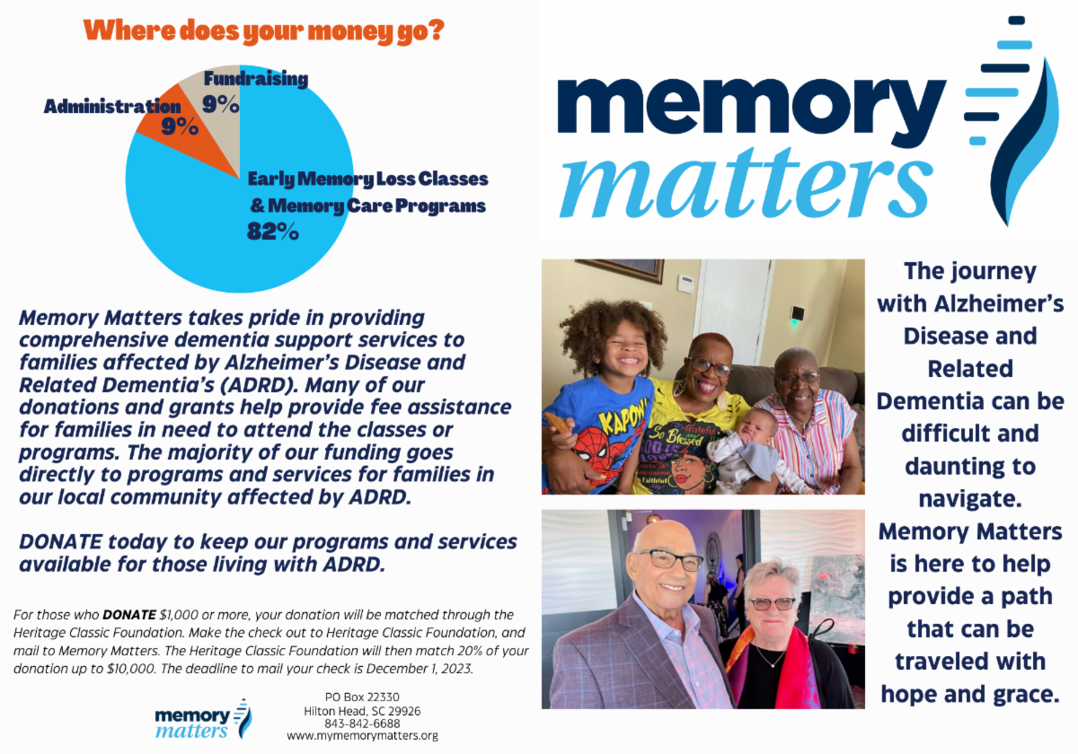 NOVEMBER Memory Matters Messenger