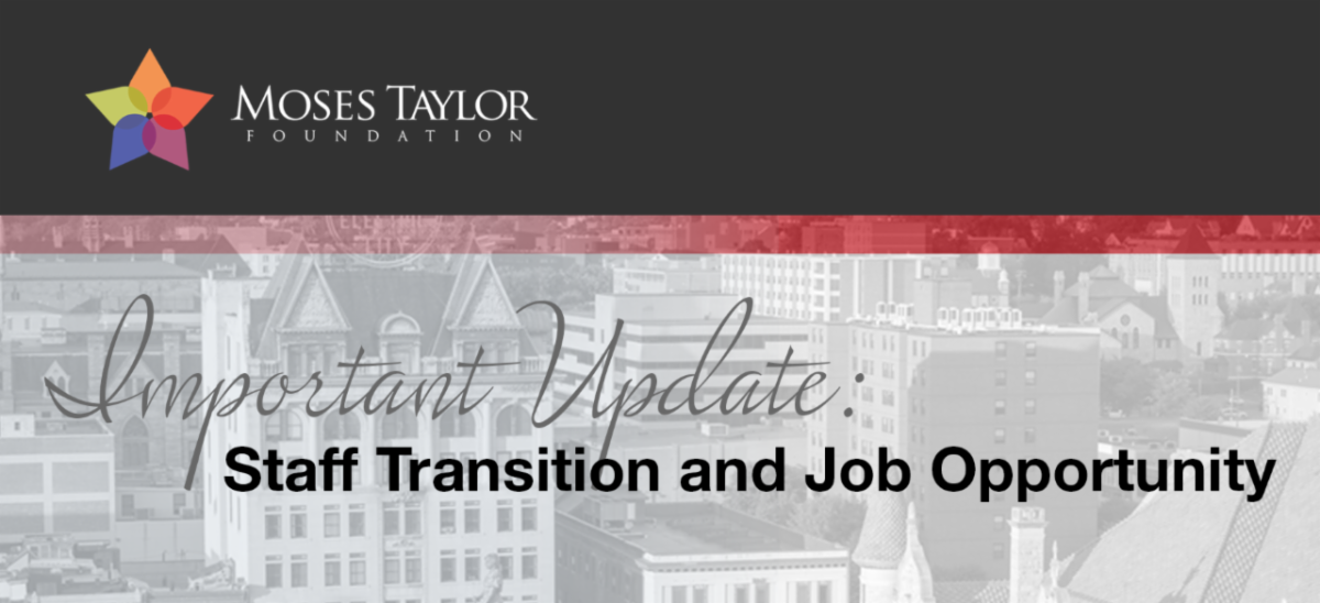 Staff Transition and Job Opportunity