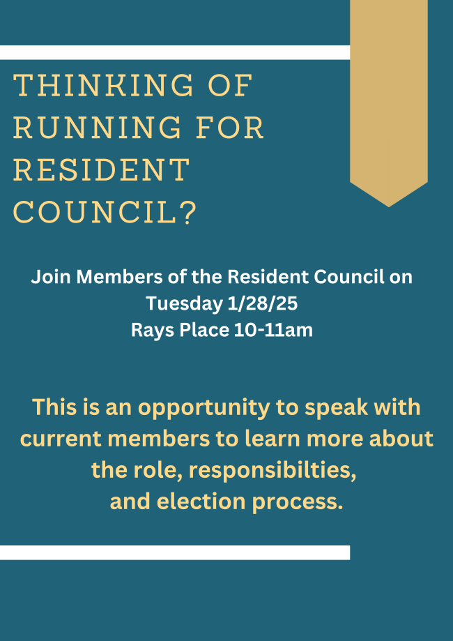 Resident Council Recap
