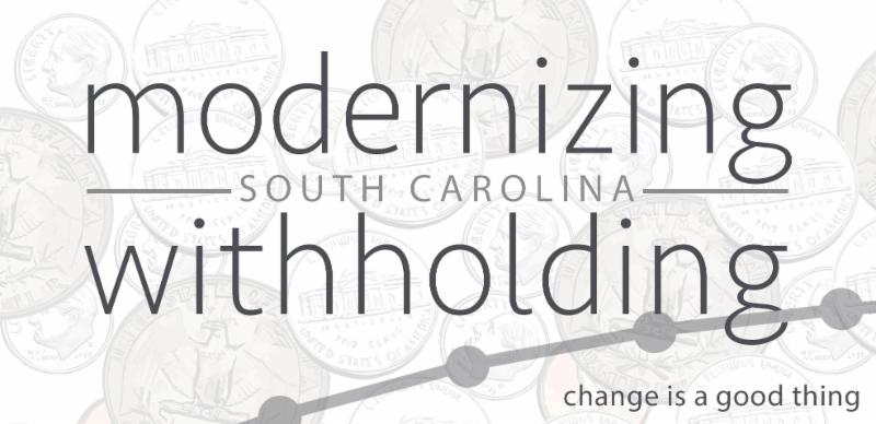 NEW: 2018 SC Withholding Tables